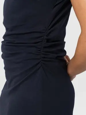 SAINT + SOFIA Laurie Cowl Neck Dress
