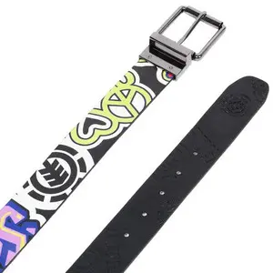 ELEMENT Pu Reversible Belt With Debossed Logo & Graphic Print