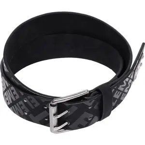 ELEMENT Distressed Pu Belt With Antique Silver Roller Buckle