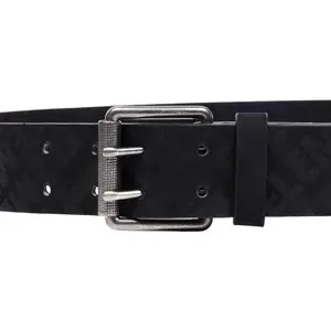 ELEMENT Distressed Pu Belt With Antique Silver Roller Buckle