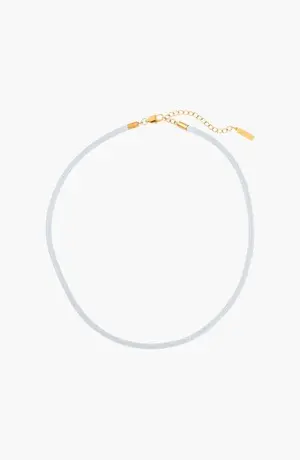 JOIANA JEWELRY Cord Necklace With Adjustable Extender - Bluebell