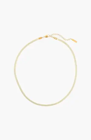 JOIANA JEWELRY Cord Necklace With Adjustable Extender - Oat