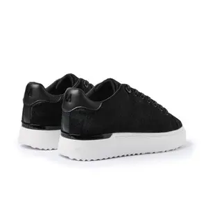 MALLET Pony Hair Low-top Platform Trainers