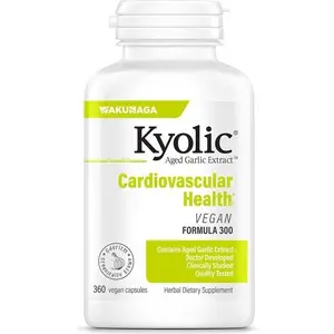 KYOLIC Aged Garlic Extract Formula 300, Cardiovascular Health, Vegan - None