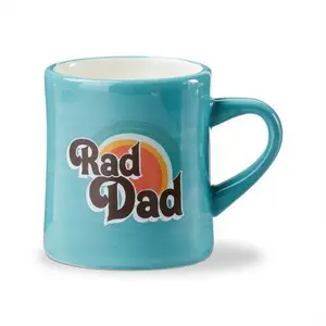TAG Rad Dad Diner Mug Earthenware Multi 12 Oz 3.45x3.45x3.9 - Multicolored