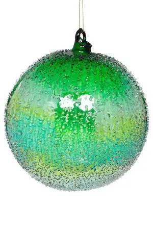 MARK ROBERTS Sparkling Ombre Ornament, Large - Green