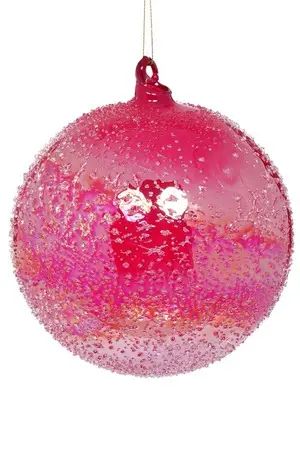 MARK ROBERTS Sparkling Ombre Ornament, Large - Pink