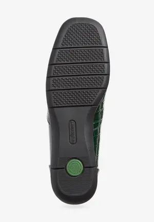 COMFORTVIEW The Leisa Croc Effect Slip-on Flat