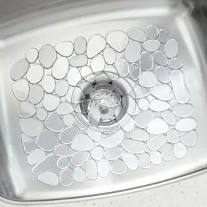IDESIGN Pebblz Sink Protectorkitchen Sink Mat For Bottom Of Sinkset Of 2