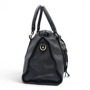 BOLSA NOVA Washed Leather Large Satchel