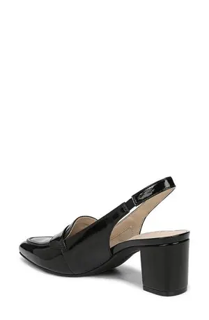 LIFESTRIDE Angel Slingback Pointed Toe Loafer Pump - Black