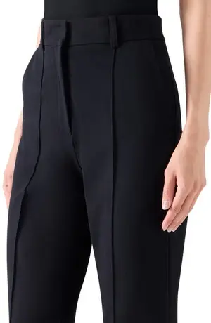 Akris Ferry Pintuck Tapered Jersey Pants