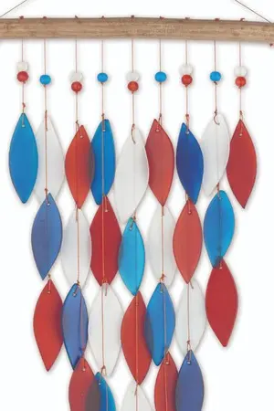 SUNSET VISTA DESIGNS Patriotic Arrow Falls Wind Chime