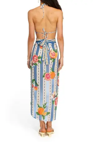 Agua Bendita Zinna Basket Cover-up Sarong