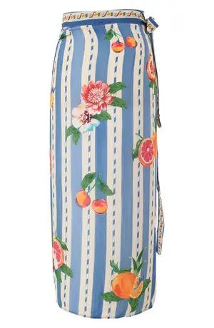 Agua Bendita Zinna Basket Cover-up Sarong