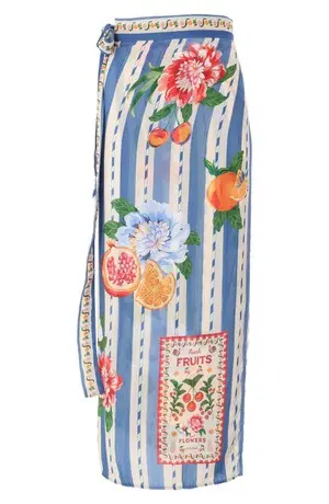 Agua Bendita Zinna Basket Cover-up Sarong