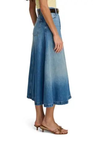 FAVORITE DAUGHTER The Winona Denim Midi Skirt