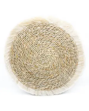 VI BELLA Fringe Placemat Set - Natural