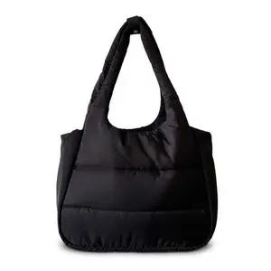 YOUZEY Astra Puffy Crossbody Tote - Black