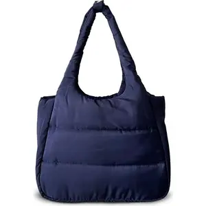 YOUZEY Astra Puffy Crossbody Tote - Navy