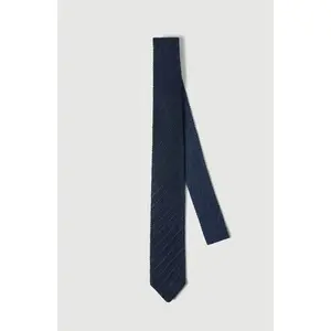 Brunello Cucinelli Textured Silk Neck Tie - Blue