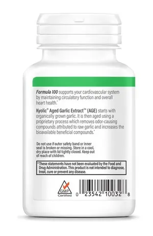 KYOLIC Aged Garlic Extract Formula 100, Cardiovascular Health