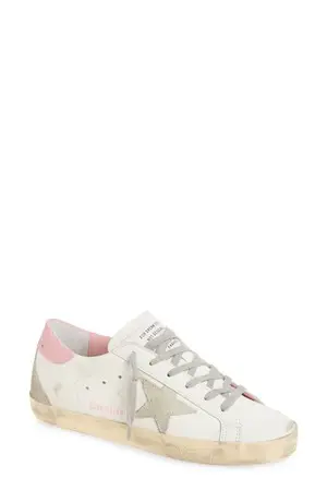 GOLDEN GOOSE Super-star Low Top Sneaker - White/ice/light Pink