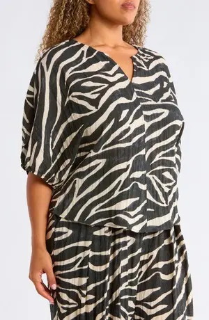 Wit & Wisdom Dolman Bubble Sleeve Top