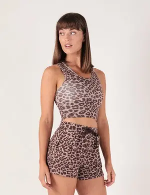 SOFTFLEX Take It Easy Bra Latte/java Leopard Mane