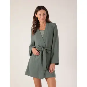 SOFTFLEX Cloud Fleece Robe Basil
