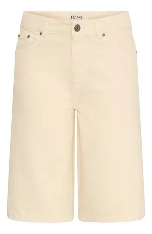ICHI Denim Bermuda Shorts