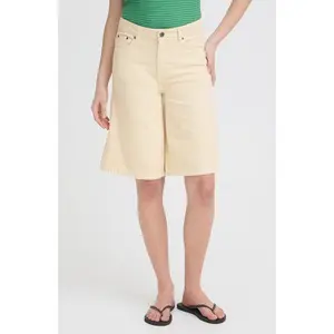 ICHI Denim Bermuda Shorts