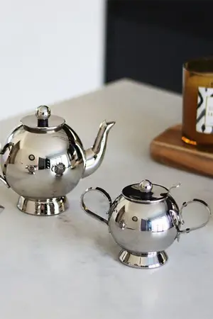 NICK MUNRO Spheres Sugar Bowl & Spoon