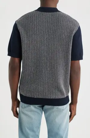 WAX LONDON Turin Stripe Polo