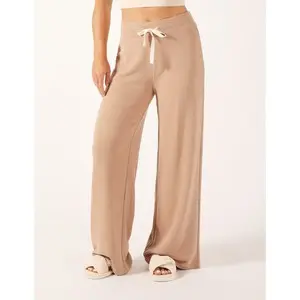 SOFTFLEX Cloud Fleece Wide-Leg Pants Latte