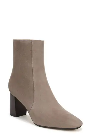 Veronica Beard Cassina Block Heel Bootie - Bark