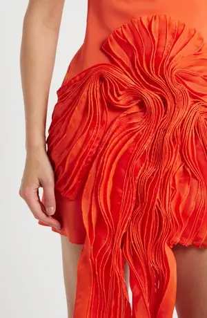 Acler Aberleigh Drape Cocktail Minidress