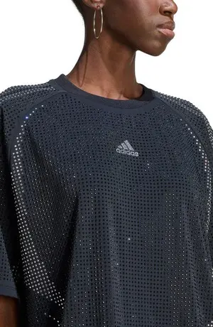 ADIDAS ORIGINALS Teamgeist Oversized Rhinestone T-shirt