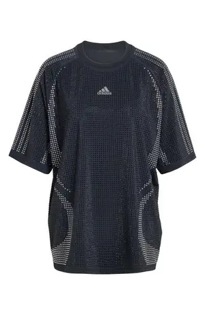 ADIDAS ORIGINALS Teamgeist Oversized Rhinestone T-shirt
