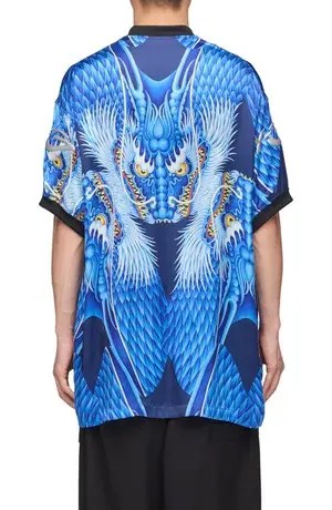 Y3 Satin Dragon Graphic Jersey