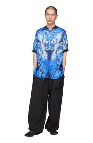 Y3 Satin Dragon Graphic Jersey