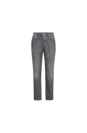 Brunello Cucinelli Greyscale Denim Leisure Fit Five-pocket Trousers