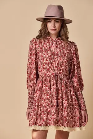 THE SHIRT The Brooke Dress - Rust