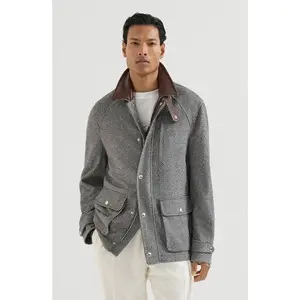 Brunello Cucinelli Textured Jackets For Men