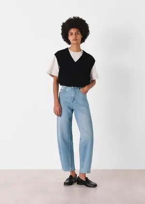 Whistles Stretch Barrel Leg Jeans