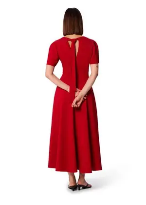 Whistles V-neck Panel Maxi Dress