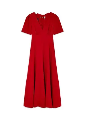 Whistles V-neck Panel Maxi Dress