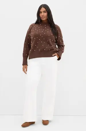 City Chic Pearly Gate Sweater