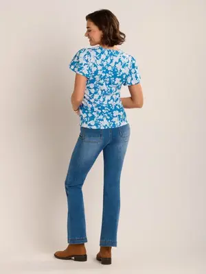 BRAKEBURN Ria Floral Print T-shirt