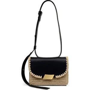 RADLEY The Belsizeraffia Flapover Crossbody Bag - Natural